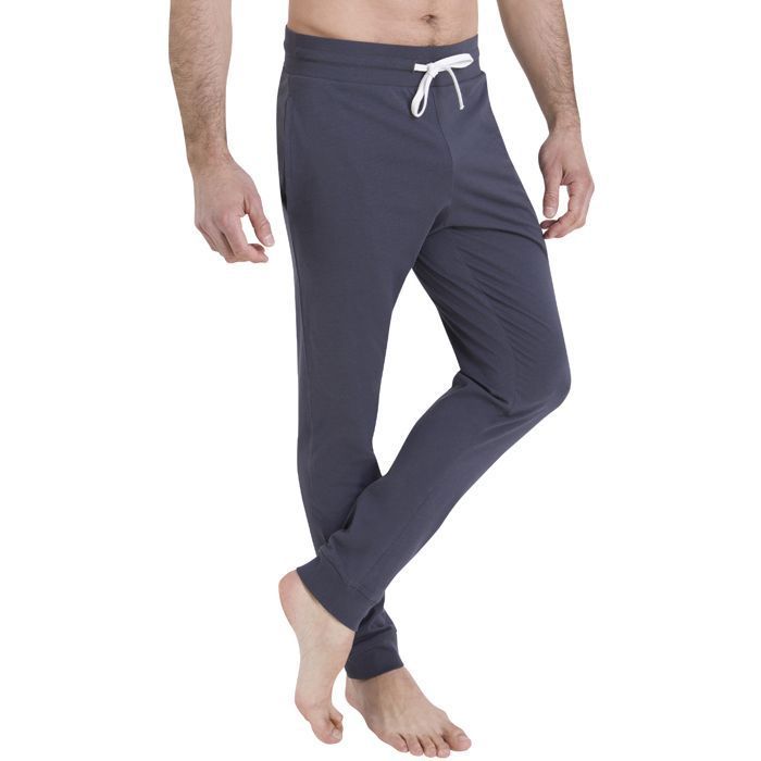 Pyjama long homme Molleton Athena Noir-Gris anthracite - Cdiscount Prêt ...