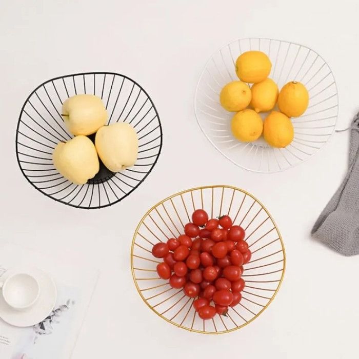 Fer Art Assiette De Fruits Ménage Salon Table À Thé Fruits Pot Snack ...