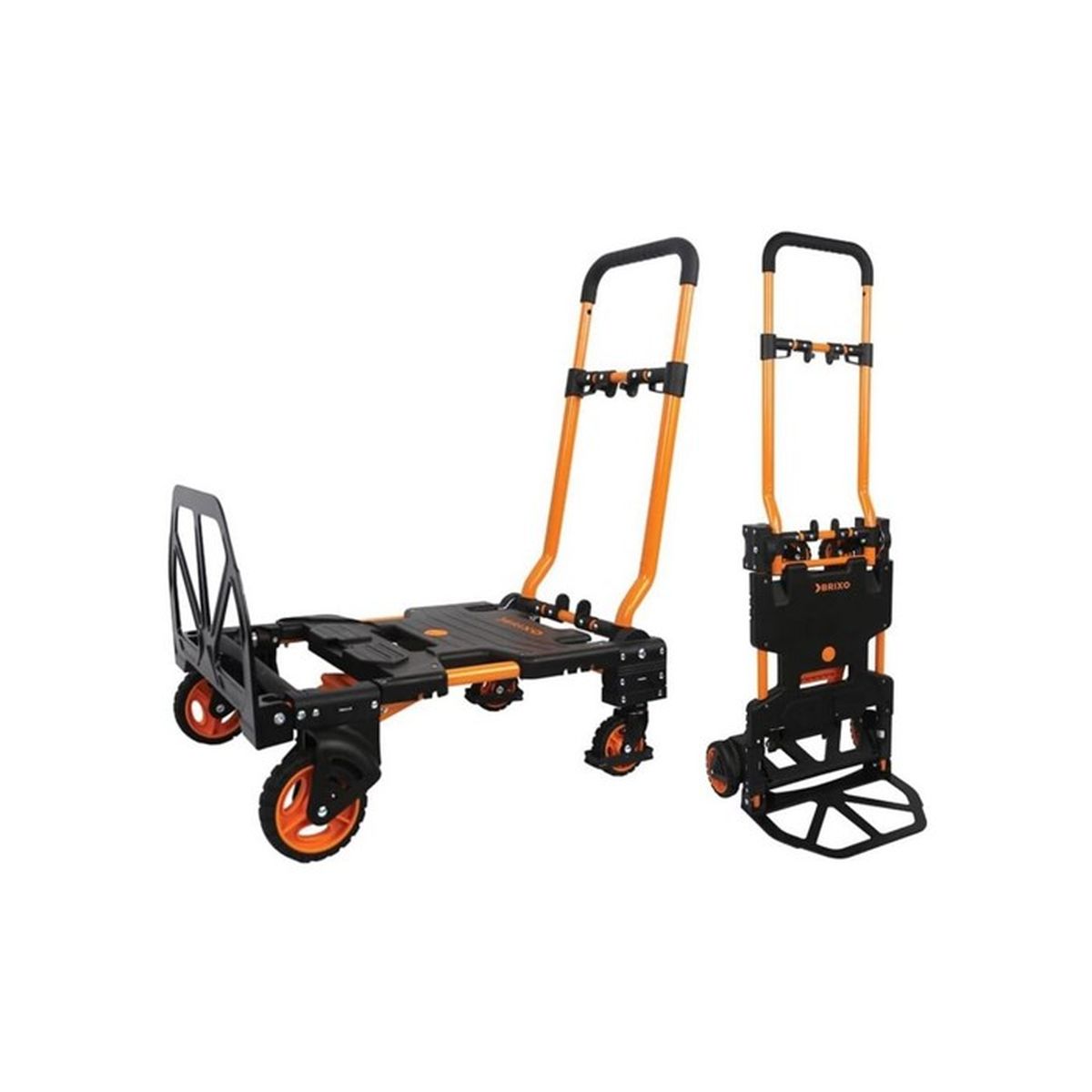 Chariot diable pliable 136 kg 2 Positions BRIXO Chariot professionnel à ...