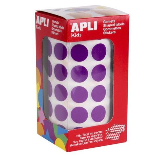 Gommettes rouleau Rond Ø 15 mm Violet x 2 832 - Cdiscount Jeux - Jouets
