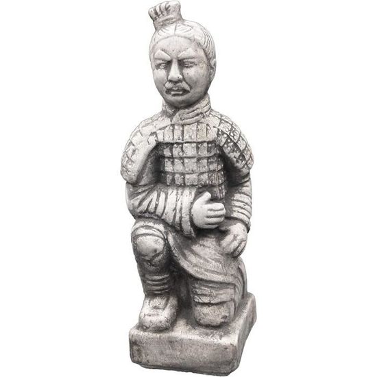 Figures De Pierre Massive Guerrier Chinois En Terre Cuite En Pierre ...