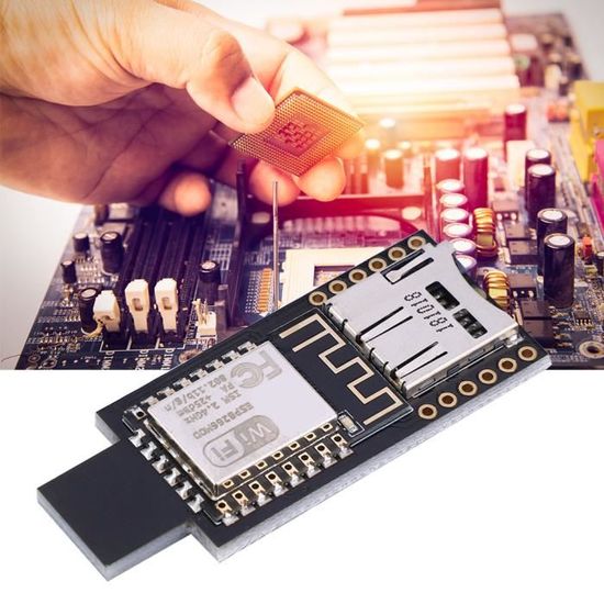 Cikonielf Clavier virtuel ATMEGA32U4 CJMCU-3212 Clavier Virtuel Badusb ATMEGA32U4 WiFi ESP-8266 ...