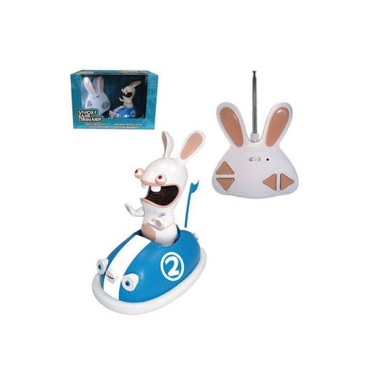 Lapin Crétin Télécommandé - Auto Tamponneuse Bleue - Cdiscount Jeux ...