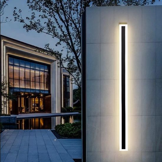 Applique Murale Exterieur LED 25W TRAHOO - Barre LED 115cm - Blanc ...