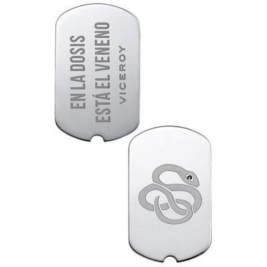 Médaillon - Viceroy - VMC0013-00 - Acier - Argenté - Homme Acier ...