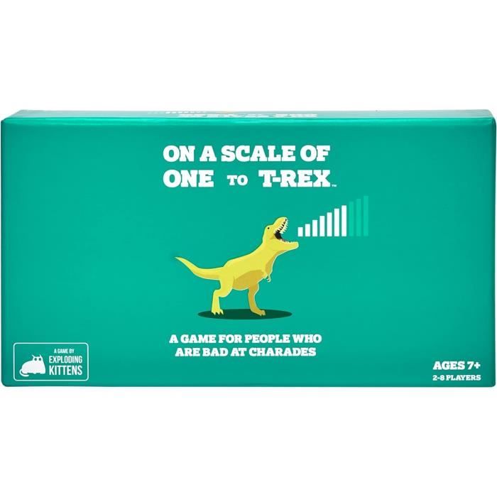 On a Scale of One to Trex by - Card Games for Adults Teens & Kids - Fun ...