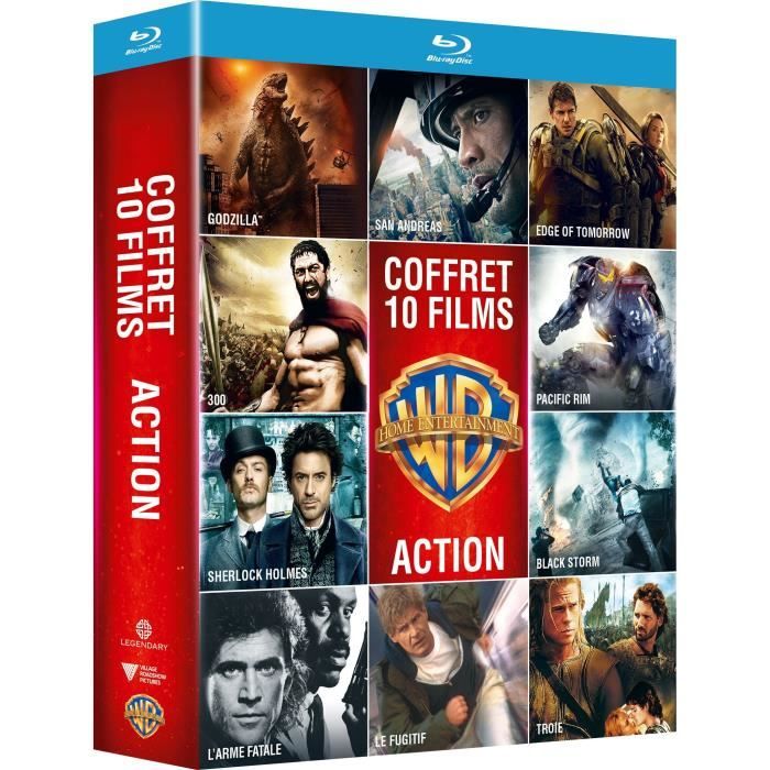 Coffret Blu-ray Action, 10 films - Cdiscount DVD