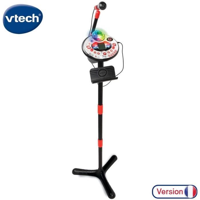 VTech Kidi SuperStar LightShow noir Micro Karaoké Karaoké Enfant ...