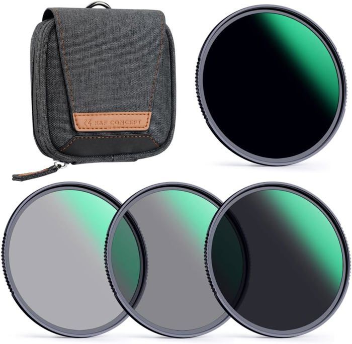 Kit de Filtres Densité Neutre 55mm : ND4 ND8 ND64 ND1000 Haute ...