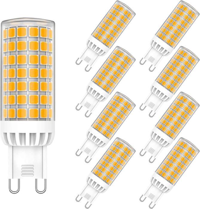 Ampoule LED G9 9W LED Equivalente 75W Blanc Chaud 3000K 750LM conomie dnergie AC220-240V pour ...