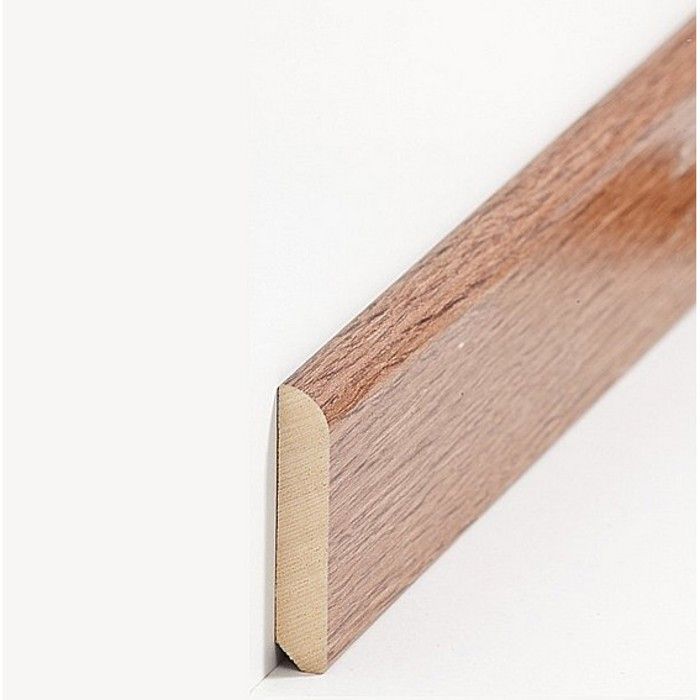 Plinthe "Bonn" bois massif 10 x 58 x 2400 mm chêne cuivré Plinthe ...