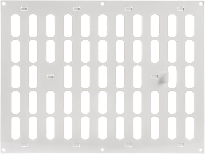 Grille d'aération murale réglable blanche de 40,6 x 30,5 cm – Grille d ...