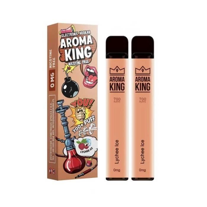 LOT DE 2 PUFFS AROMA KING LYCHEE ICE EN 0MG - Cdiscount Au quotidien