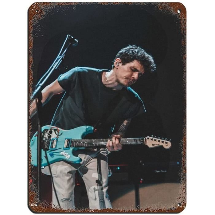 Poster rétro en métal Singer John Mayer , Art chic rétro, décoration ...