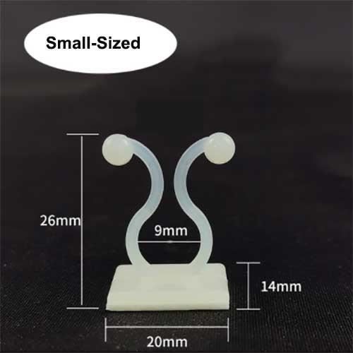 Dispositif de fixation mural invisible - White - Pack de 50 - Plastique ...