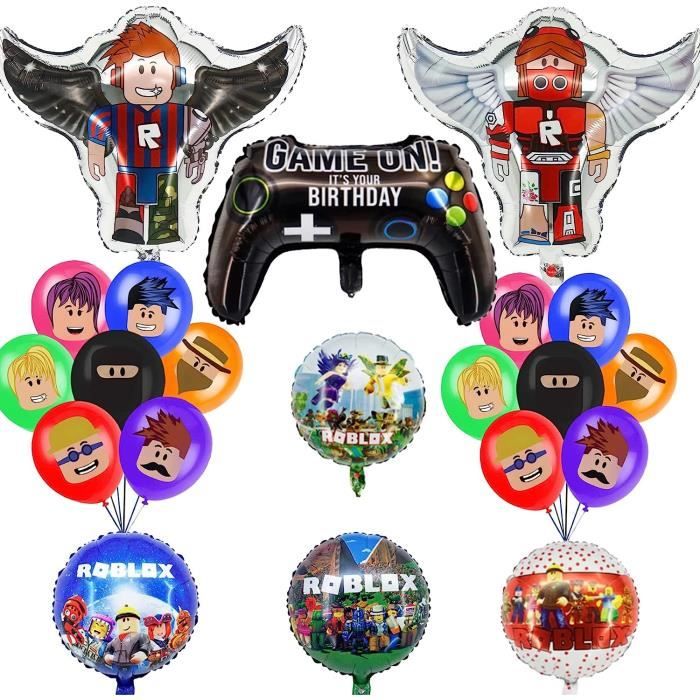 Decoration Roblox Anniversaire,Ballon Anniversaire Roblox,Roblox Ballon ...