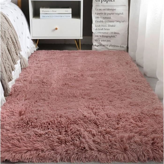 Tapis Doux Salon Tapis Anti Slip Moelleux Chambre Tapis Tapis Shaggy ...
