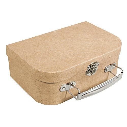 Coffre en papier mâché - Rayher - Petite mallette - 18 x 12 x 6,5 cm ...