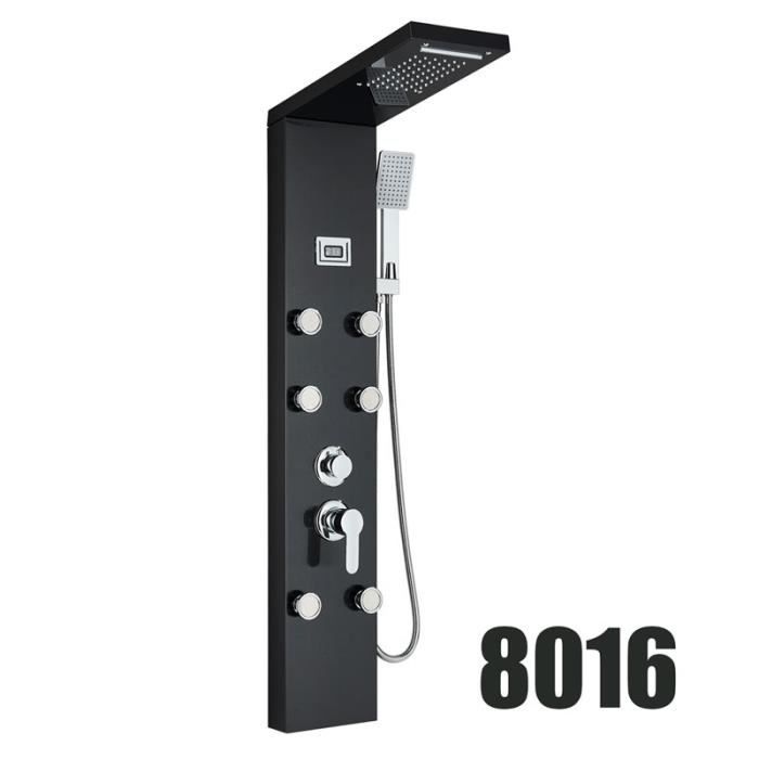 Noir 8016 - Robinet Mitigeur D'eau Chaude Et Froide À Poignée Unique ...