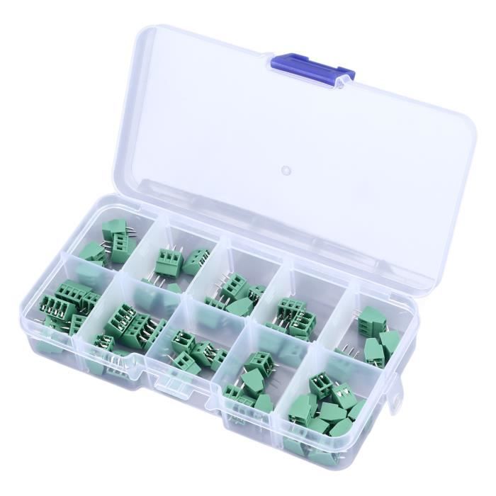 Kit de connecteurs de bornes à vis - Cikonielf - 50 pièces - ABS ...