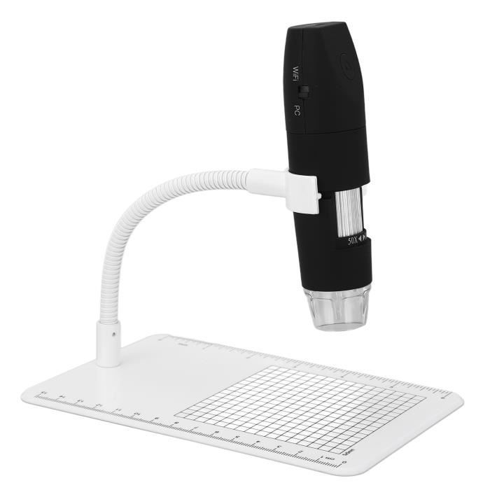 Microscope Numérique HD LAN - FDIT - Noir Givré - 1080P - 8 Lumières ...