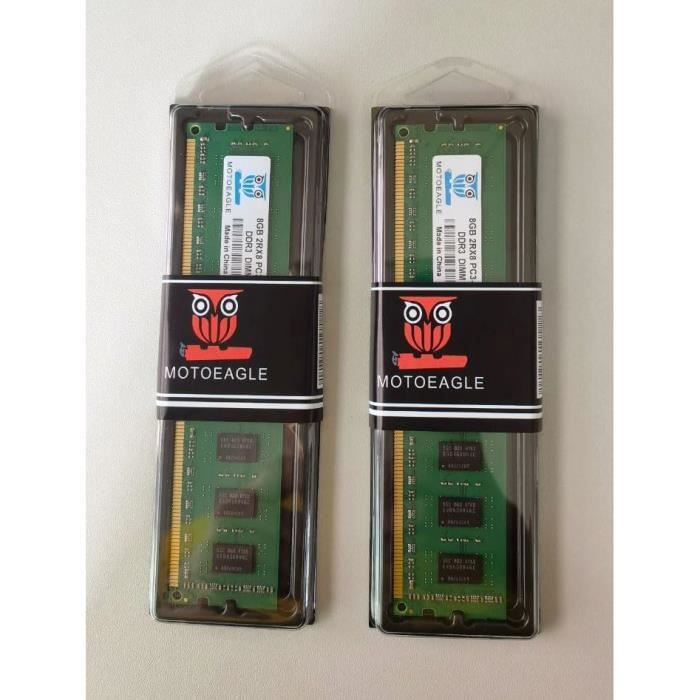 Motoeagle PC3/PC3L 10600 DDR3/DDR3L 1333 MHz UDIMM 16Go - Cdiscount Informatique