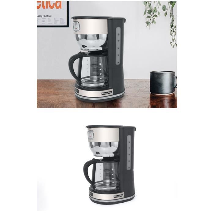 Cafetière à filtre - Muse - Vintage - 1.4 L - 10 tasses - Sans fil - Ergonomique - Cdiscount Maison
