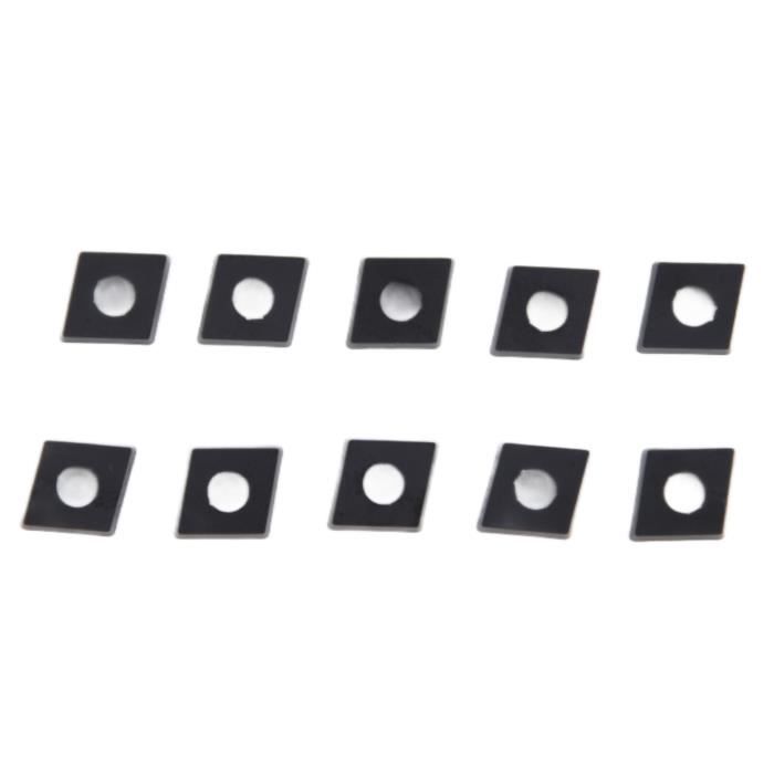 Qiilu fraise de tournage 10 pièces Carbure Insert Lame Tournante CNC Tour Cutter Outil Ensemble ...