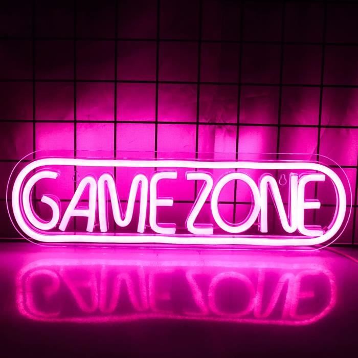Game Zone Neon Signs Gamer Led Neon Light Gaming Zone Neon Sign Pour ...