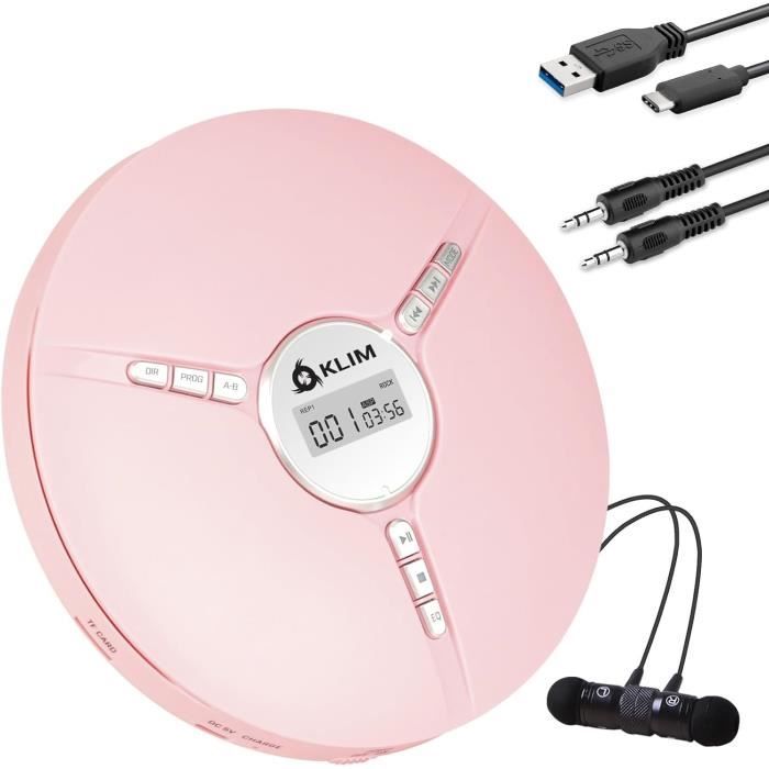 Discman Lecteur Cd Portable Avec Batterie Intégrée - Nouveauté 2024 ...