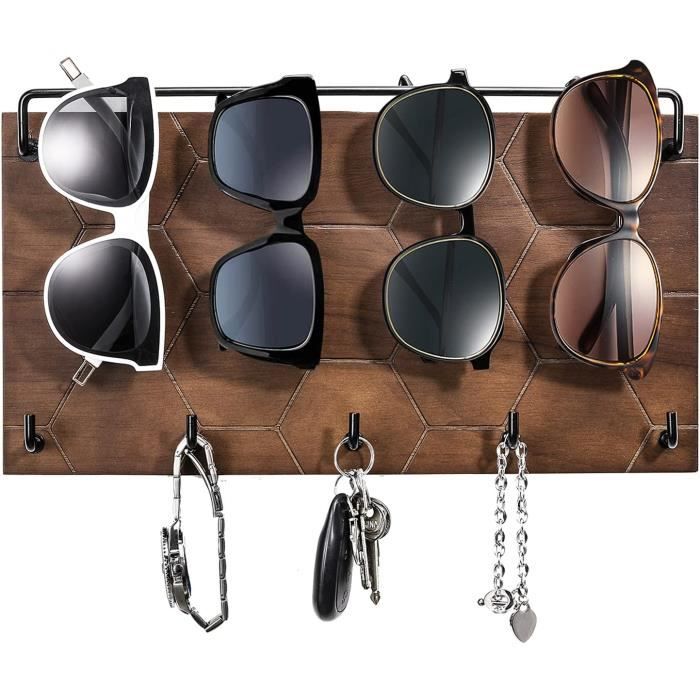 Porte Clef Mural, Support De Clé Mural À 5 Crochets, Organiseur De ...