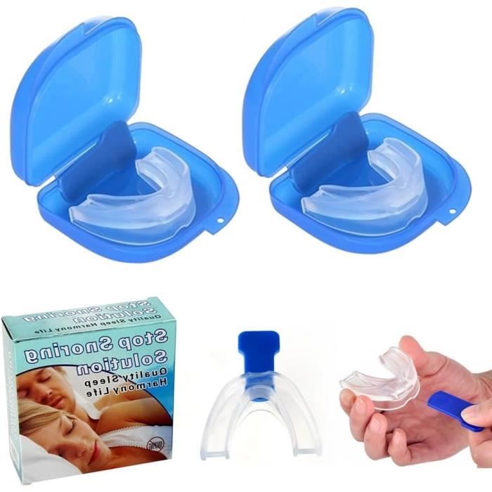 Orthèse anti-ronflement, orthèse anti-grincement réglable en 2 pièces ...
