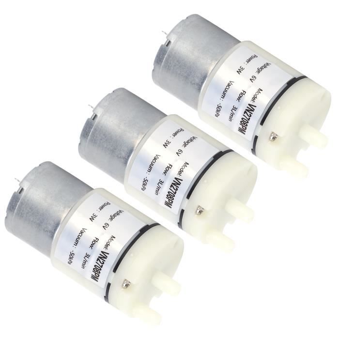 Micro pompe à diaphragme - VBESTLIFE - 3 pièces - 3W - DC 6V - Faible ...