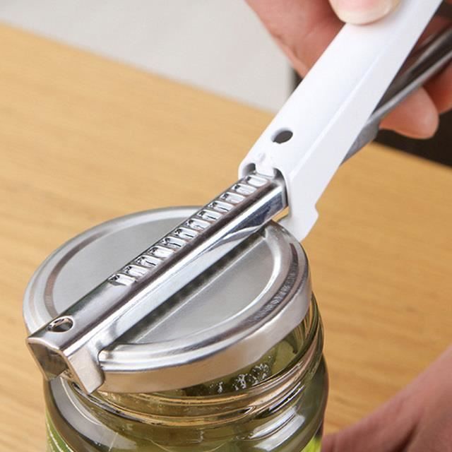 TIRE BOUCHON,--Ouvre bocal réglable en acier inoxydable, Anti main ...