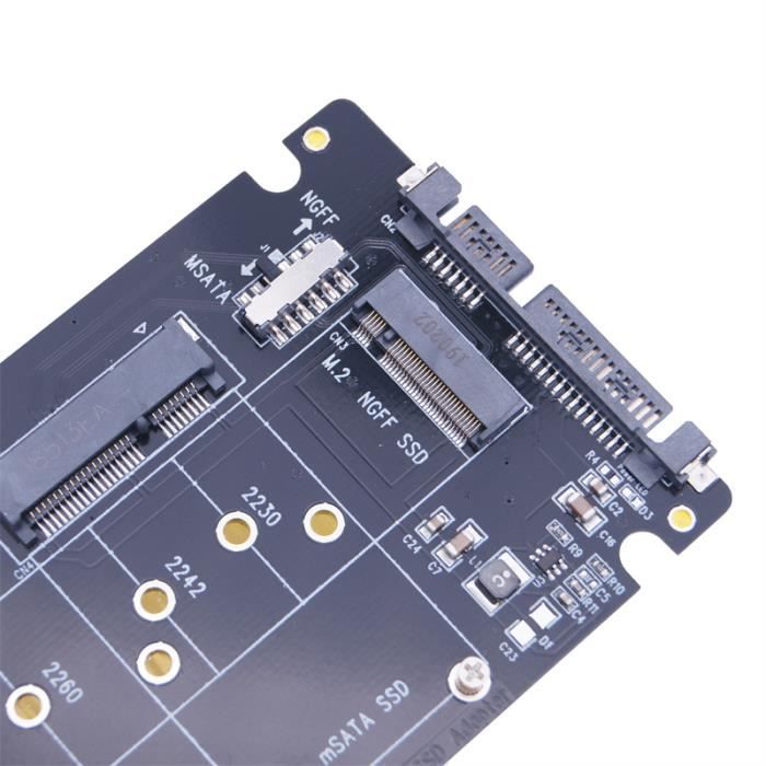 Câble de carte--Boîtier adaptateur mSATA M2 SSD vers USB 3.0 ...