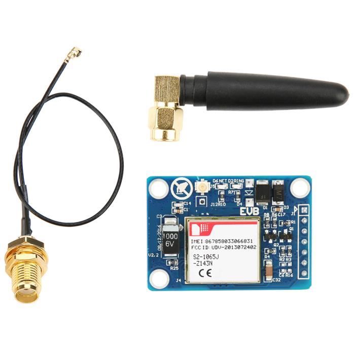 Module GSM GPRS SMS - Mxzzand - Antenne IPX - 5V - Compatible 3.3V/5V ...