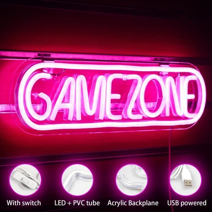 Game Zone Neon Signs Gamer Led Neon Light Gaming Zone Neon Sign Pour ...