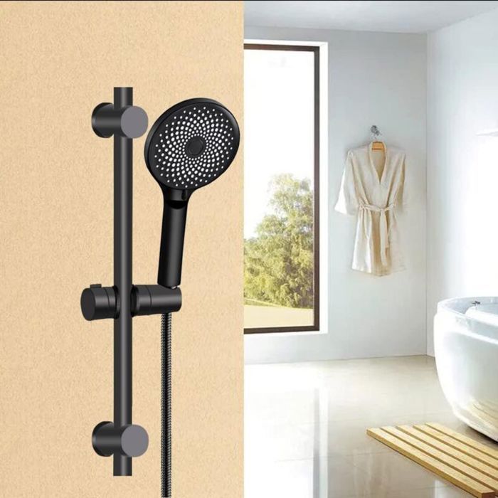 Support douche, Universel Support Pommeau de Douche Noir Pour Barre de ...