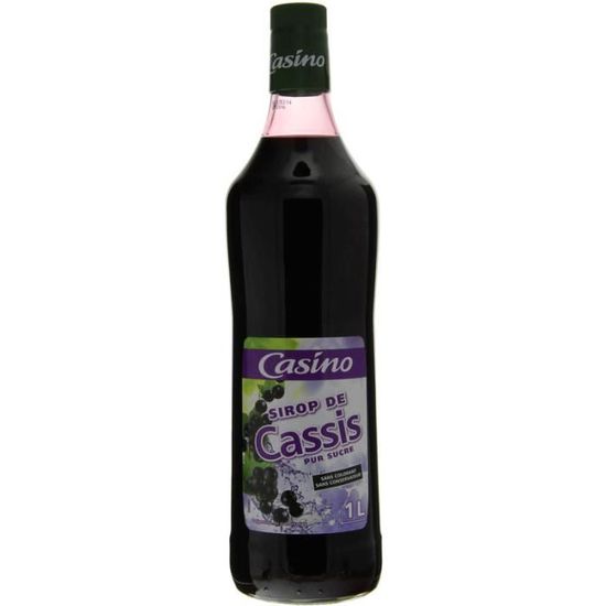 CASINO Sirop de cassis 1l - Cdiscount Au quotidien