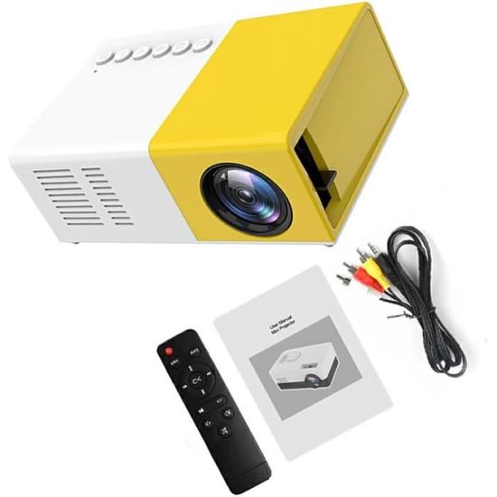 Projecteur Professionnel 1000 Lumens 480X360 Pixels Portable Usb Mini ...
