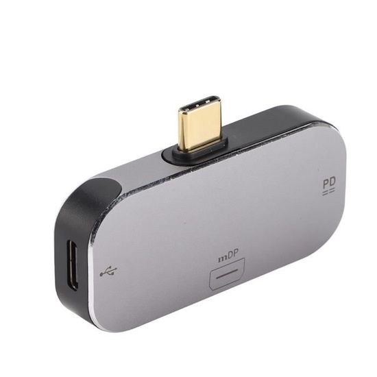 DEX Docking Station USB C Hub 3 en 1 HD 4K Charge Rapide 7367319982933 ...