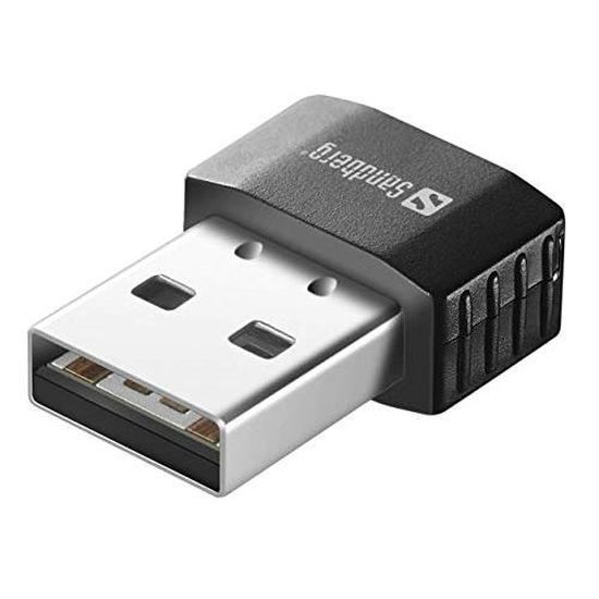 Adaptateur WiFi USB - SANDBERG - Micro WiFi Dongle 650 Mbit/s - Plug ...