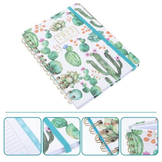 A5 Bobine Cahier À Reliure Spirale Portable Imprimé Journal Steno Mémo ...