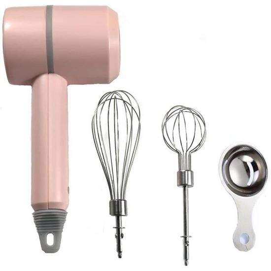 Batteur À Main, Portable Électrique Sans Fil, Rechargeable Par Usb À 3 ...