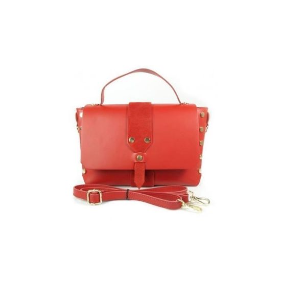 Sac à main en cuir VERA PELLE VPK789R Rouge pour femme/adulte ...