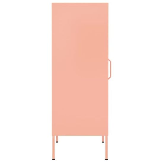 WXS - Armoire de rangement Rose 42,5x35x101,5 cm Acier - DX1868 ...