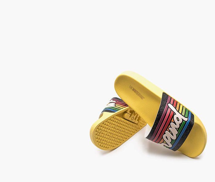 Sandale - THE WHITE BRAND - K0108 - Jaune - Mixte Enfant - Bout Ouvert ...