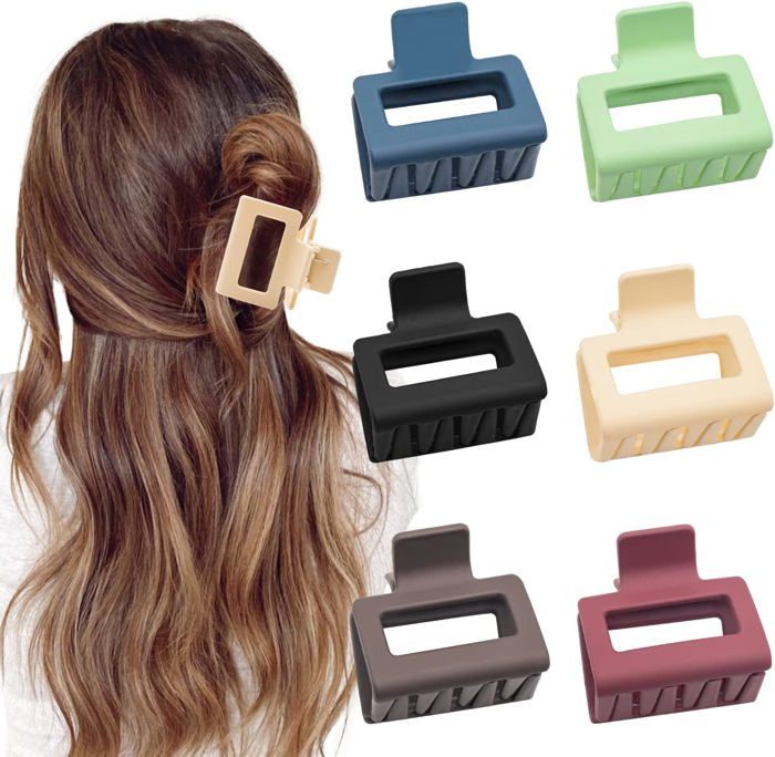 Pince Cheveux 6 Pièces, Pince Crabe Cheveux Femme, Pince À Cheveux Pour ...