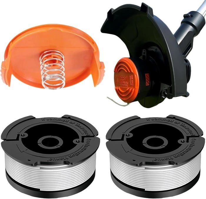 Bobine Fil Coupe Bordure Compatible avec Black et Decker,Bobine Fil Nylon Pièces de Rechange ...