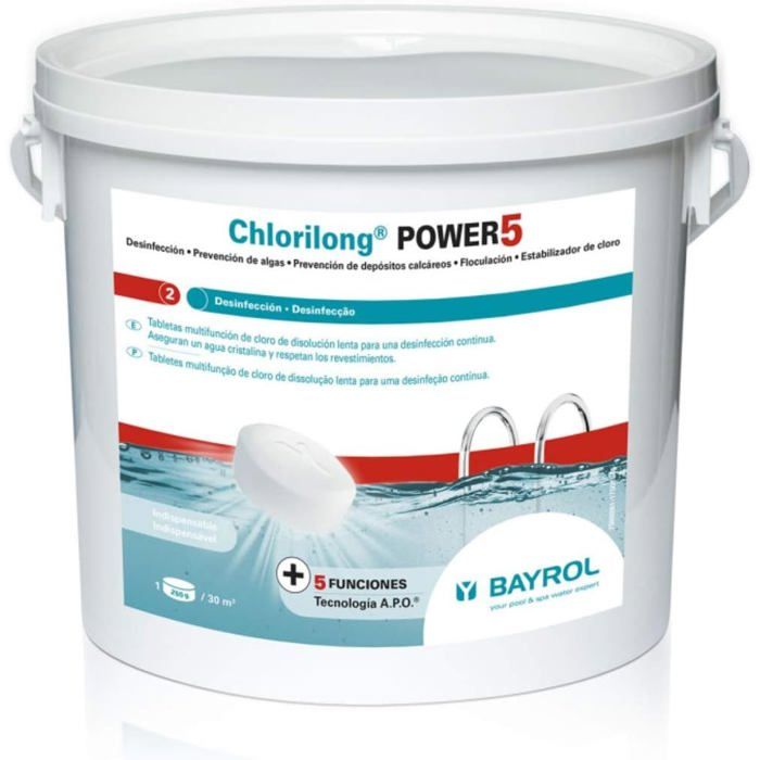 Bayrol Chlorilong Tablettes de chlore 5 fonctions13 - Cdiscount Jardin